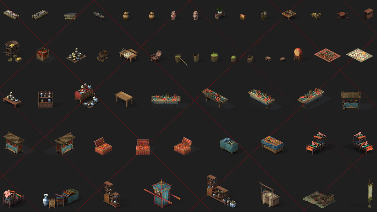 ArtStation - 103 City, Village, Town Interior, Exterior Architecture ...