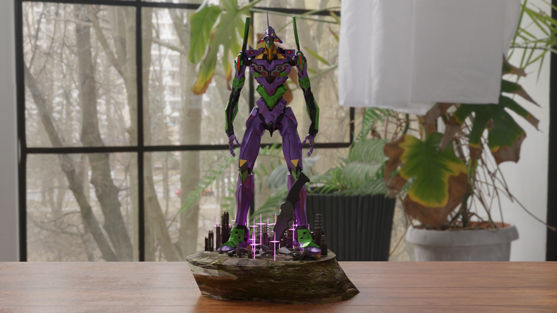 ArtStation - 3D Model Evangelion Unit 01 | Resources