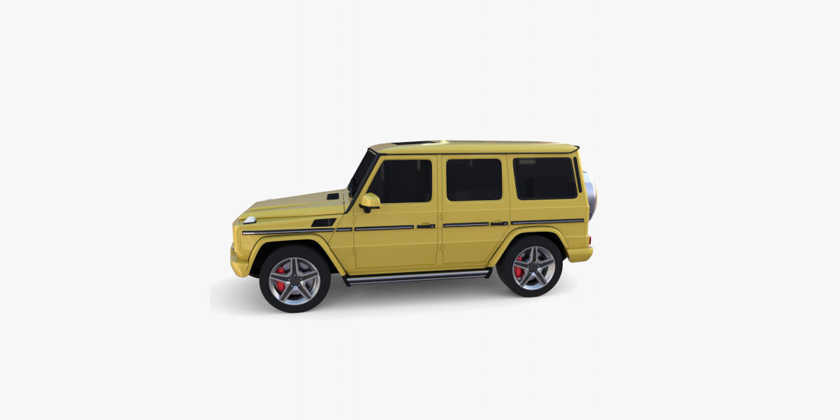 ArtStation - Generic Luxury SUV with interior | Game Assets