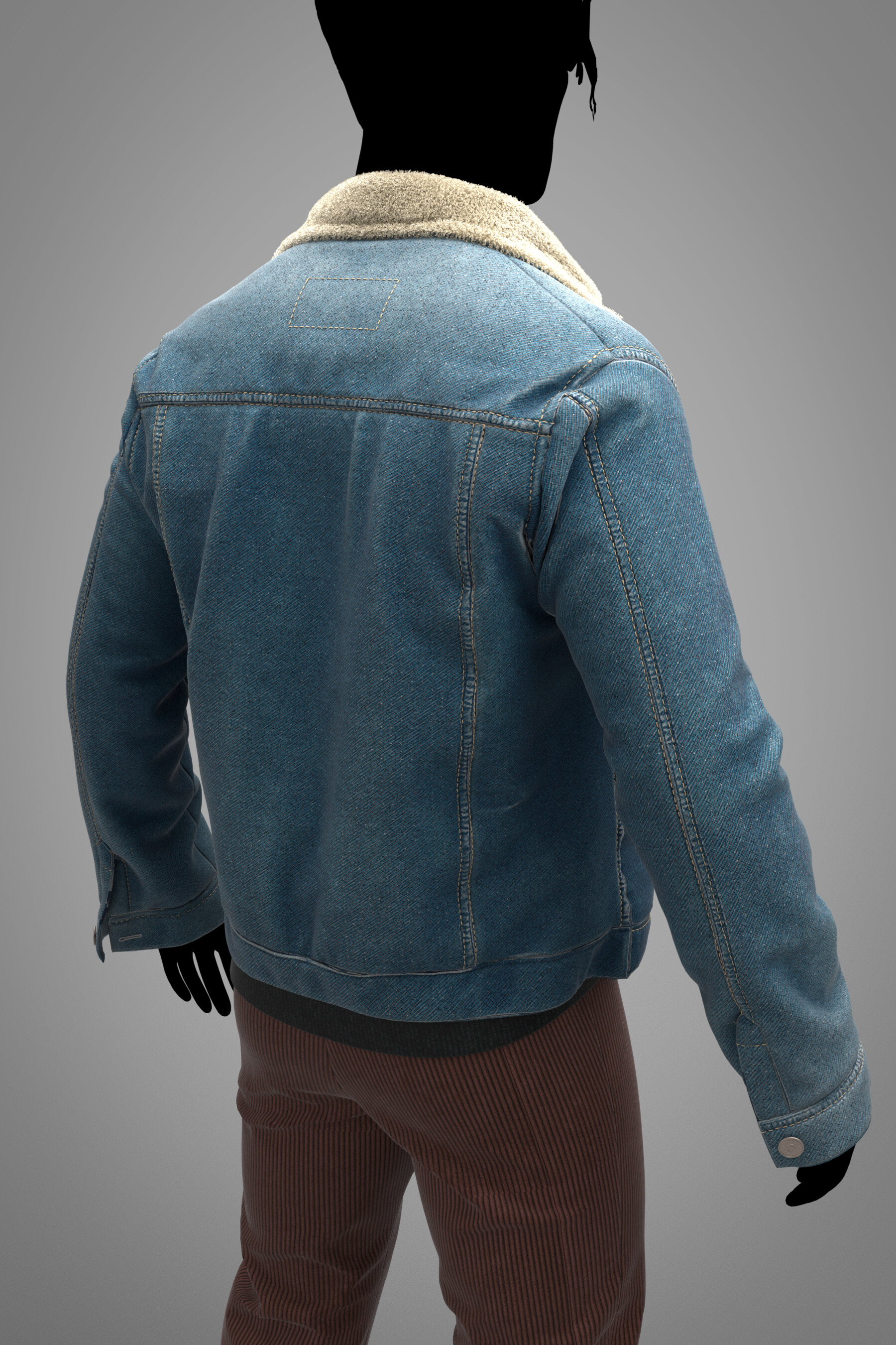 ArtStation - Denim Jacket Outfit | Game Assets