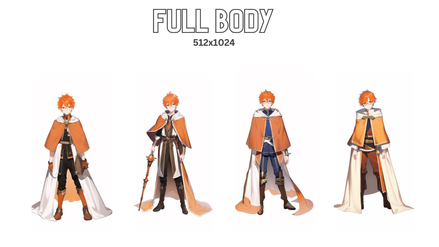 ArtStation - Male Mage (Fiery Resolve) - Fantasy Job Class Character ...