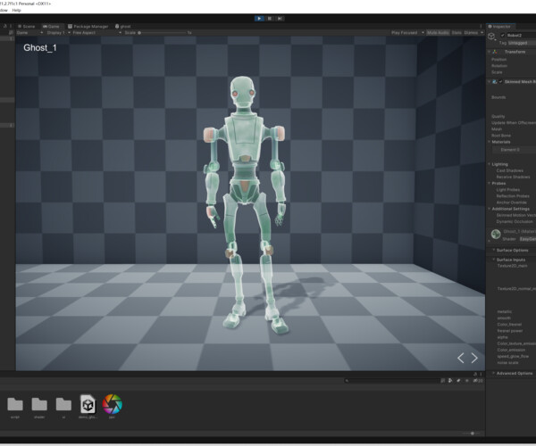ArtStation - Unity VFX - Ghost Effect | Game Assets