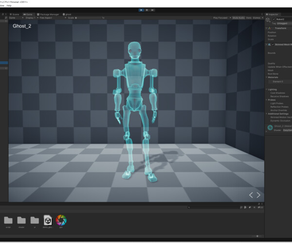 ArtStation - Unity VFX - Ghost Effect | Game Assets