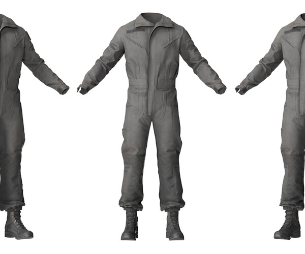 ArtStation - SCIFI XOF Special Operations Uniform | Game Assets