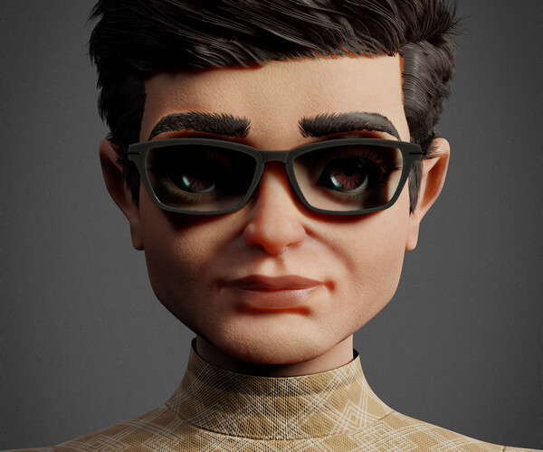 Artstation Rabin Male Rigged Pbr Character Game Assets 