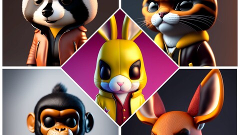 ArtStation - Animal characters | Artworks