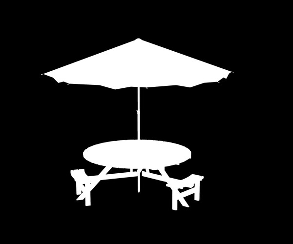 ArtStation - Picnic Table Backyard | Game Assets