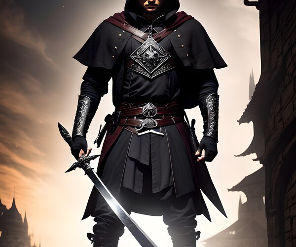 ArtStation - Dangerous sneaky shady Assassin character (90 ...