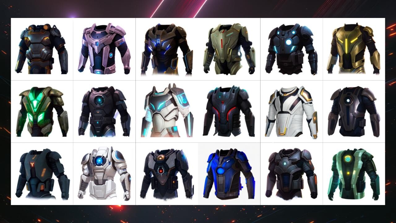 ArtStation - Sci Fi Pack: 140+ Armor and 120+ Helmets | Game Assets