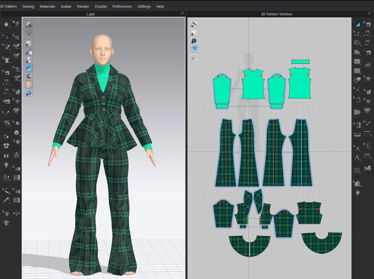 ArtStation - 2 Vintage Outfits (P7) _ Marvelous/ CLO | Game Assets