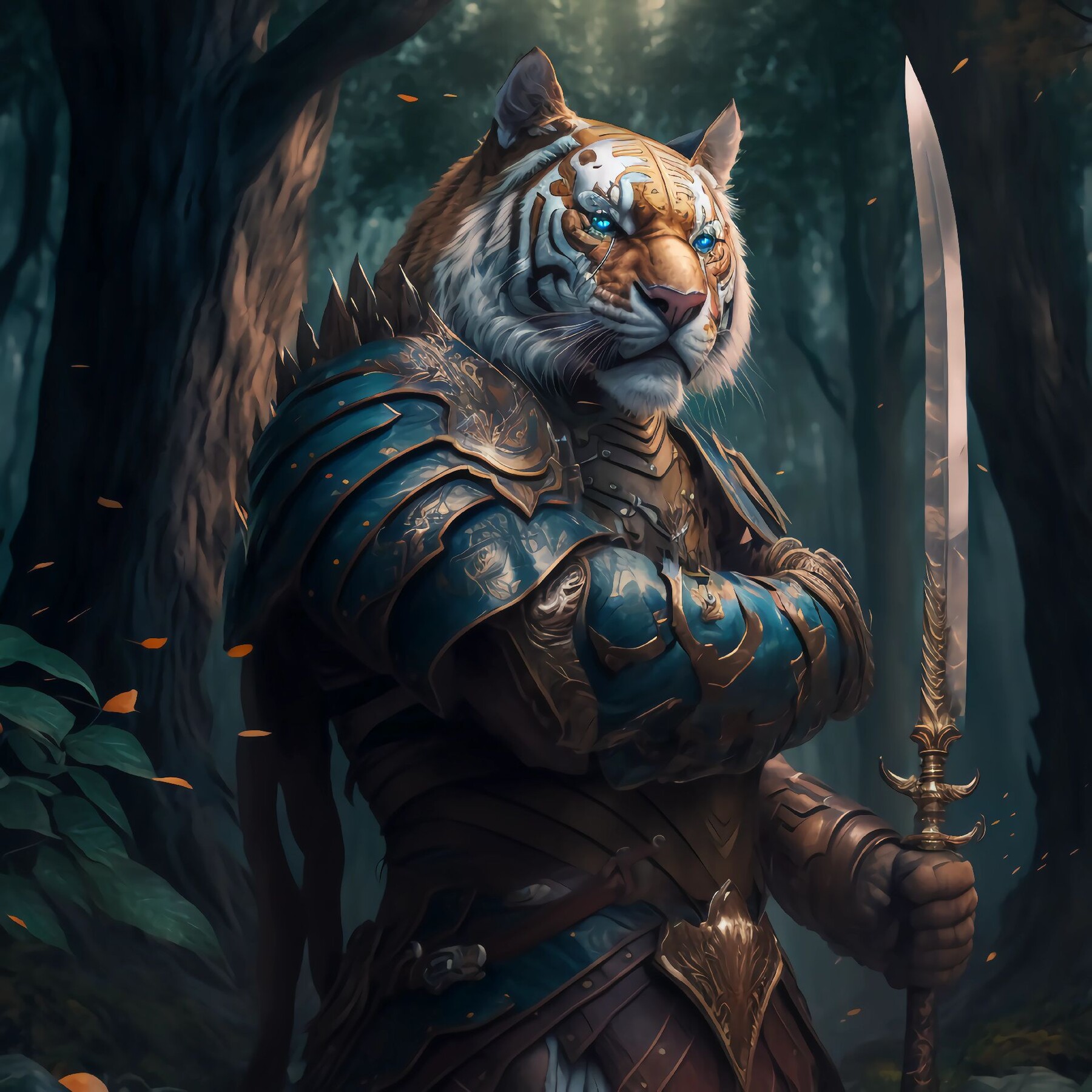 ArtStation - Forest Guardian-12 Animal Series Figures | Artworks