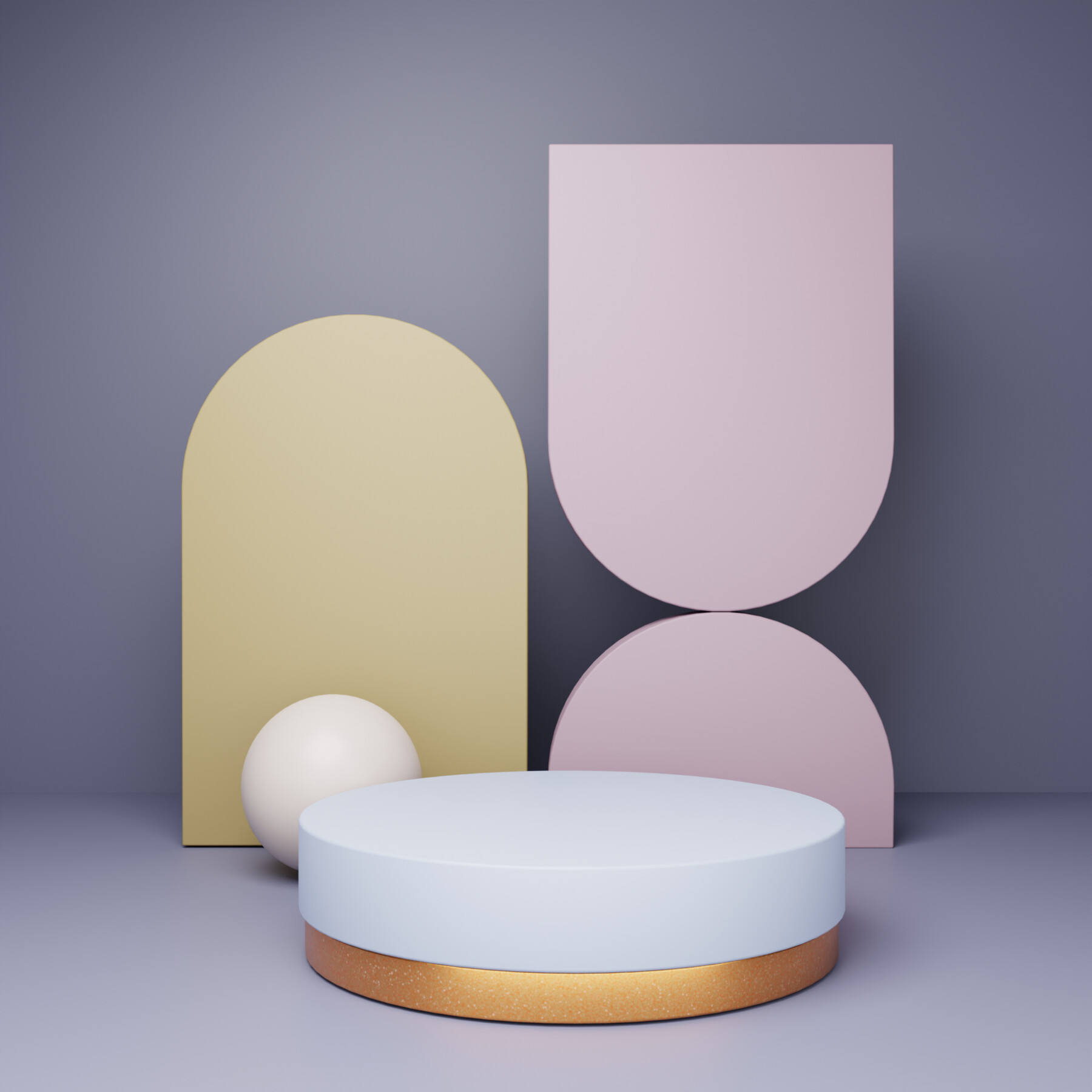 ArtStation - 3d rendering of pastel color backdrop blender 3.x | Resources