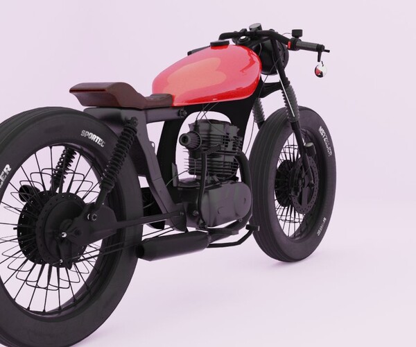 ArtStation - Honda 125cc Cafe racer | Resources