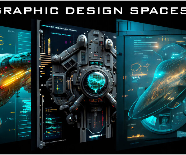 ArtStation - 100 GRAPHIC DESIGN SPACESHIP-VOL 4 | Artworks