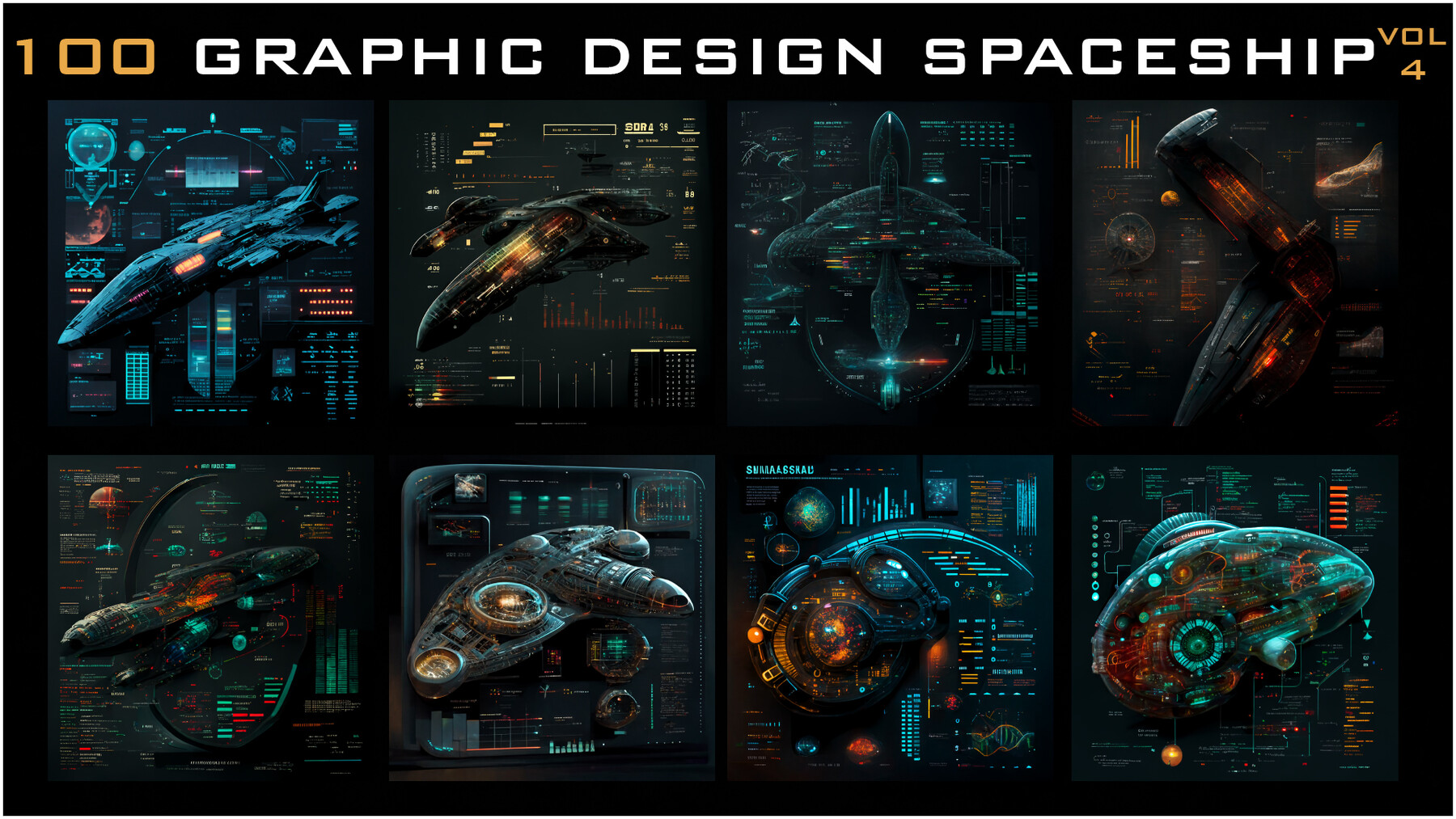 ArtStation - 100 GRAPHIC DESIGN SPACESHIP-VOL 4 | Artworks