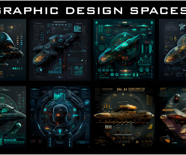 ArtStation - 100 GRAPHIC DESIGN SPACESHIP-VOL 4 | Artworks
