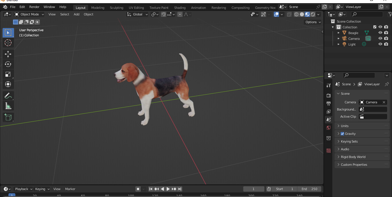 ArtStation - Beagle Dog | Game Assets