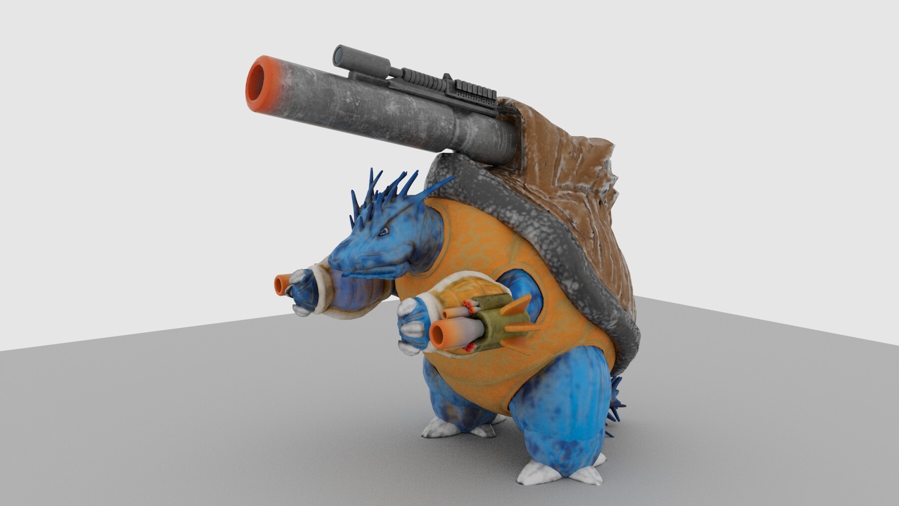 ArtStation - Mega Blastoise | Game Assets