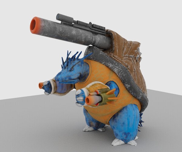 ArtStation - Mega Blastoise | Game Assets
