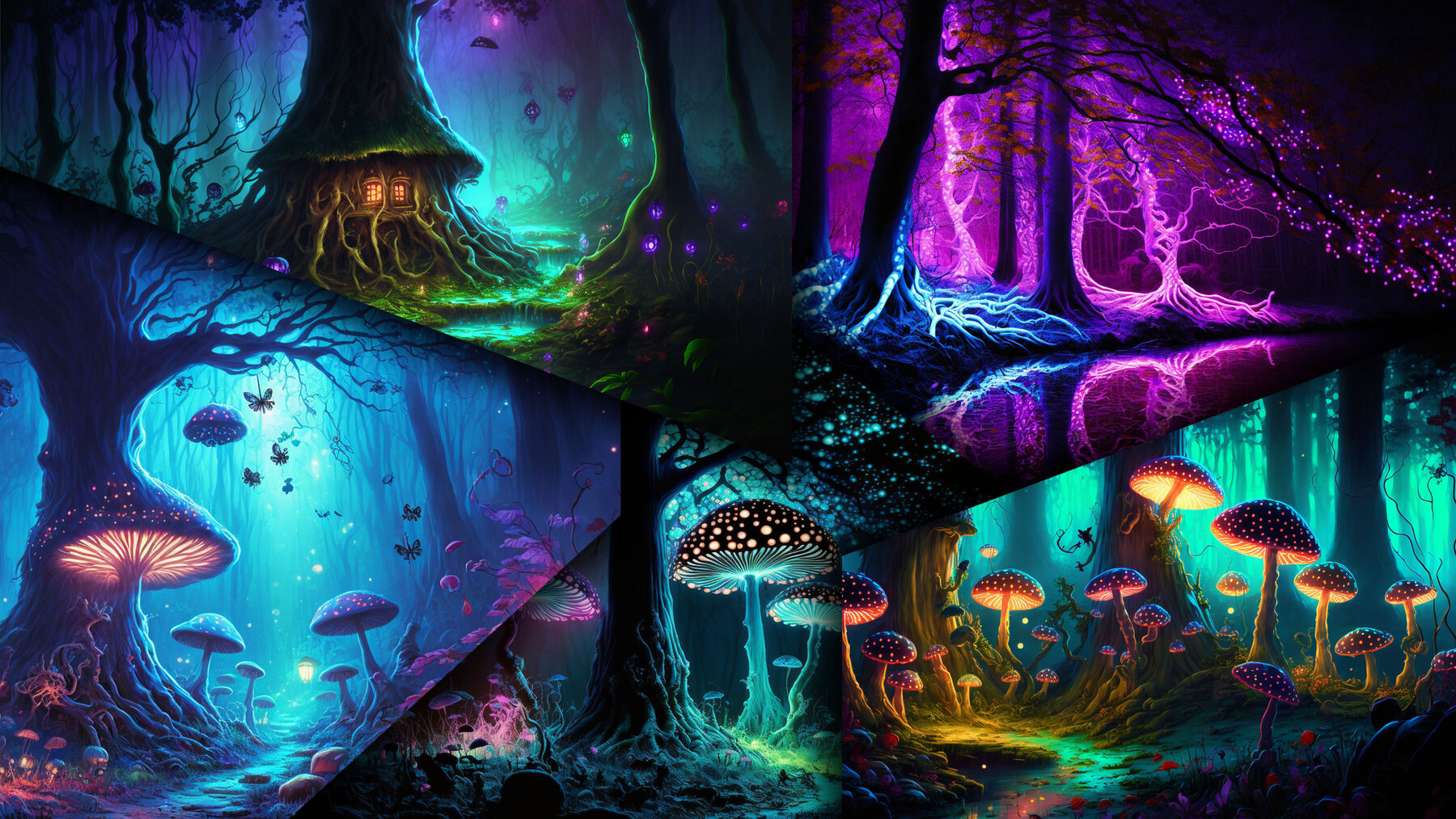 ArtStation - 145 Magic Forest (More Than 8K Resolution) | Artworks