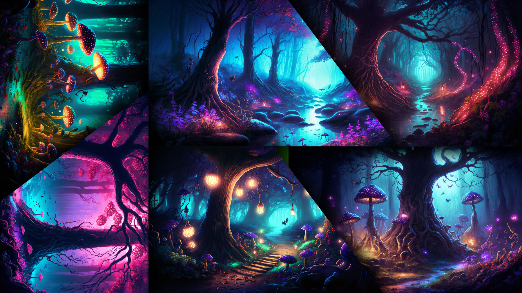 ArtStation - 145 Magic Forest (More Than 8K Resolution) | Artworks