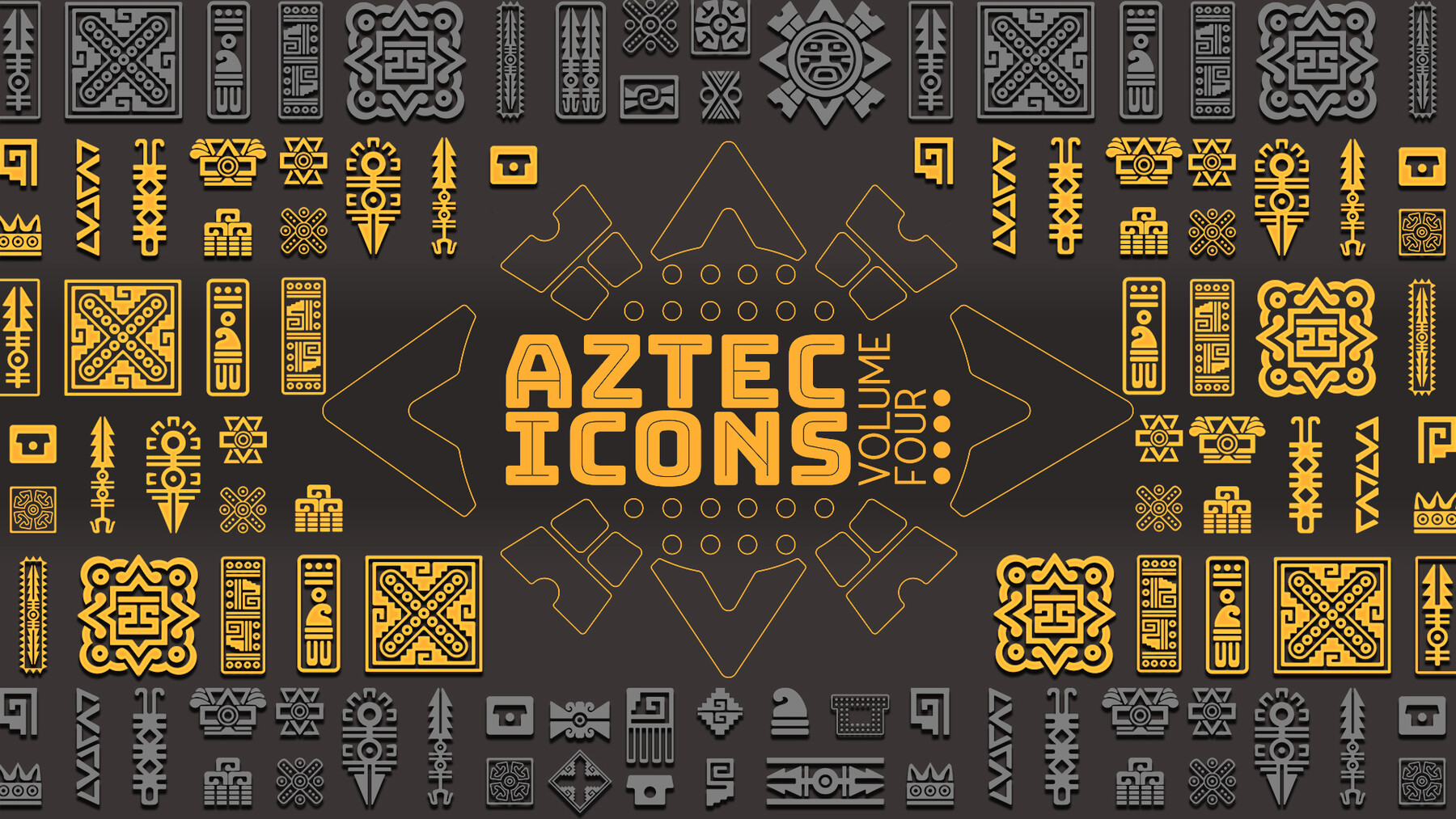 ArtStation - Aztec VECTOR ICONS Volume 4 | Artworks