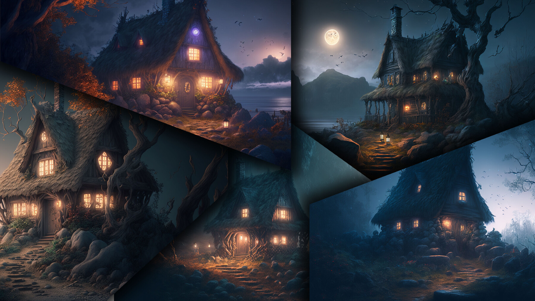ArtStation - 132 Witch's Hut (More Than 8K Resolution) | Artworks