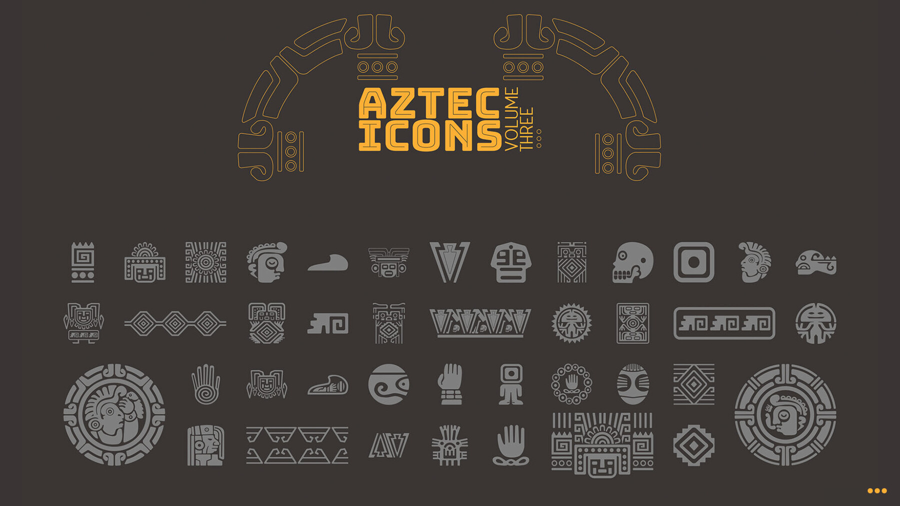 ArtStation - Aztec VECTOR ICONS Volume 3 | Artworks
