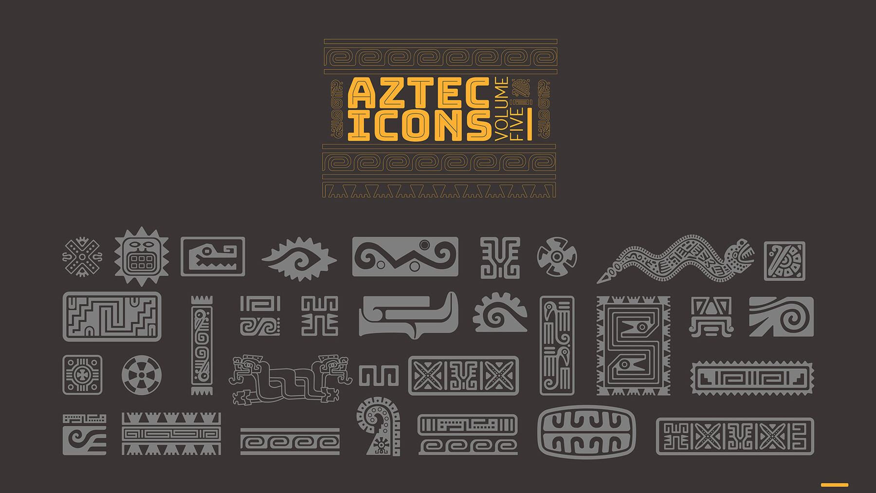 ArtStation - Aztec VECTOR ICONS Volume 5 | Artworks
