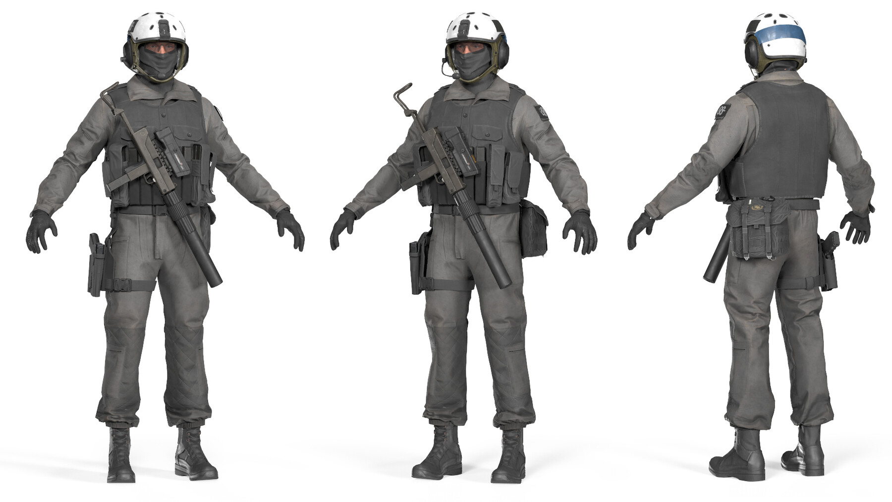 ArtStation - MILITARY XOF Special Operations Game Ready Character Low ...