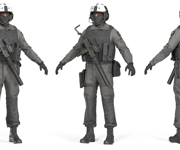 ArtStation - MILITARY XOF Special Operations Game Ready Character Low ...