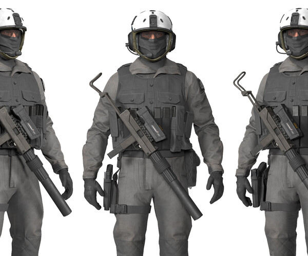 ArtStation - MILITARY XOF Special Operations Game Ready Character Low ...
