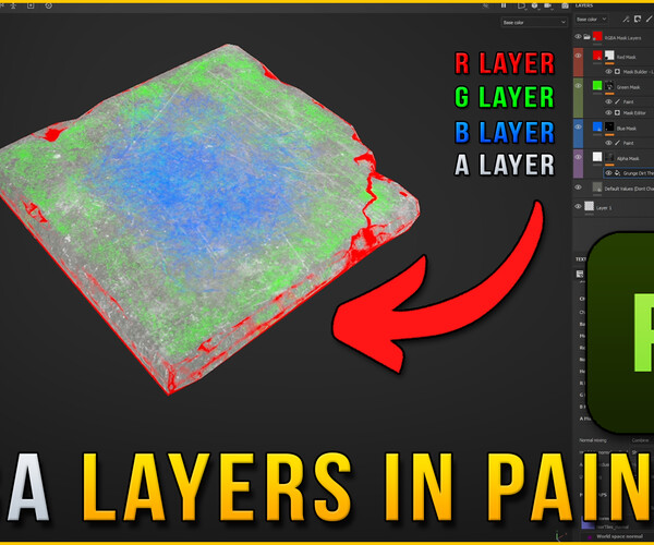 ArtStation - Substance Painter Work with RGBA Layers in Viewport ...