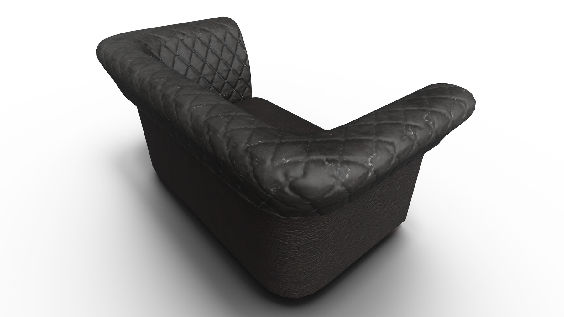 Artstation Leather Sofa Coach Game Assets