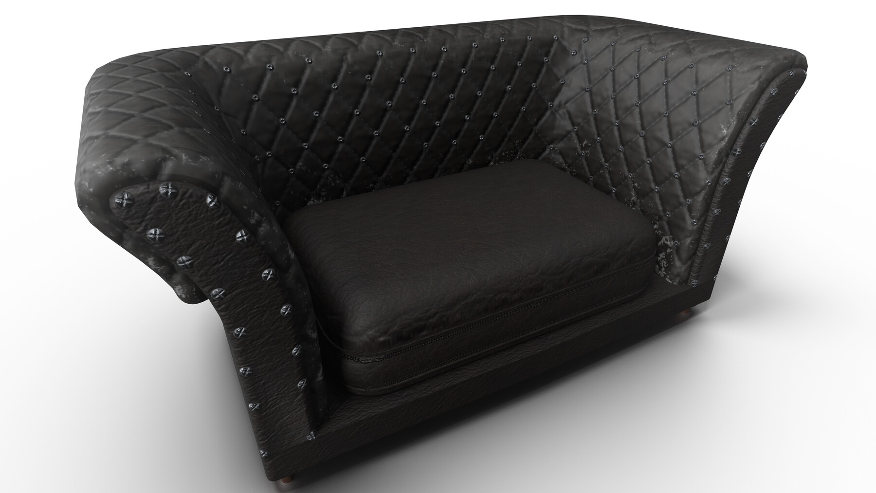 ArtStation - Leather Sofa Coach | Game Assets