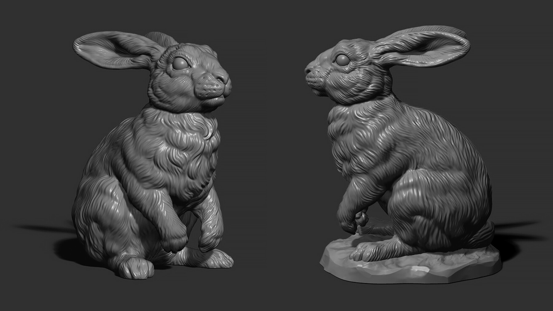 ArtStation - Rabbit sitting | Resources