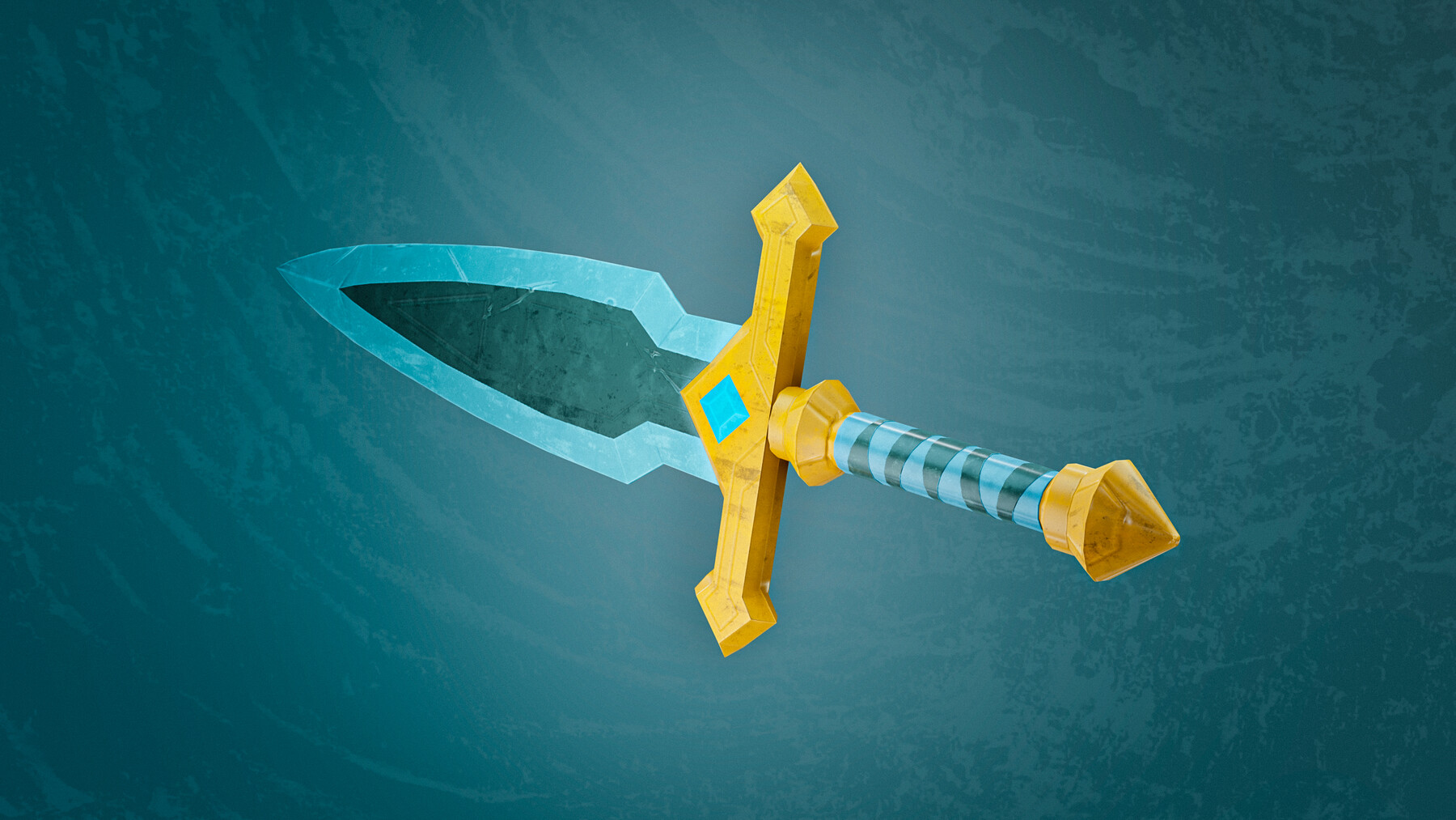 ArtStation - Fantasy Dagger Low-poly 3D model | Game Assets