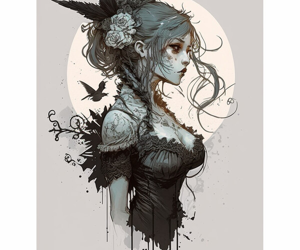ArtStation - Goth Goddess | Artworks