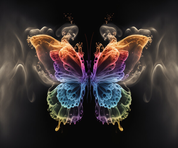 ArtStation - Smoke Butterfly 2 | Artworks