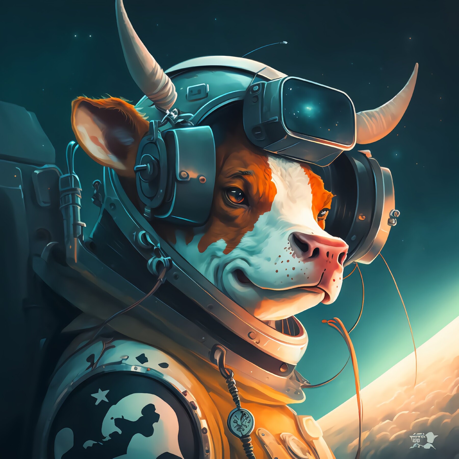 ArtStation - series of pictures of space animals | Artworks