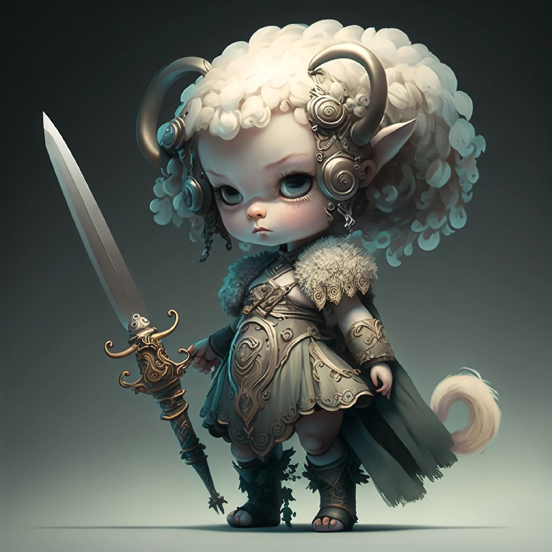ArtStation - series of pictures of Sheepmen | Artworks