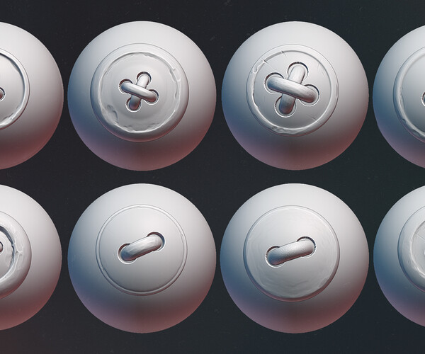 ArtStation - Blender Buttons And Rivets Sculpting Brushes. Asset ...