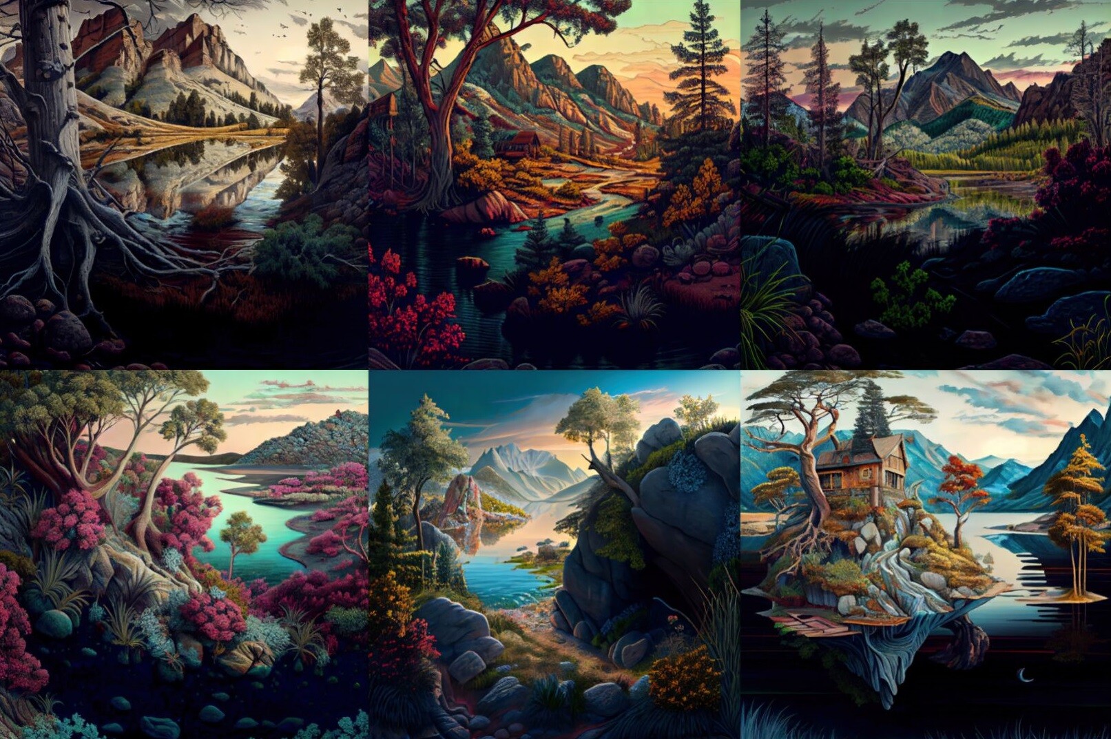 ArtStation - Abstract Realism Landscape Backgrounds | Artworks
