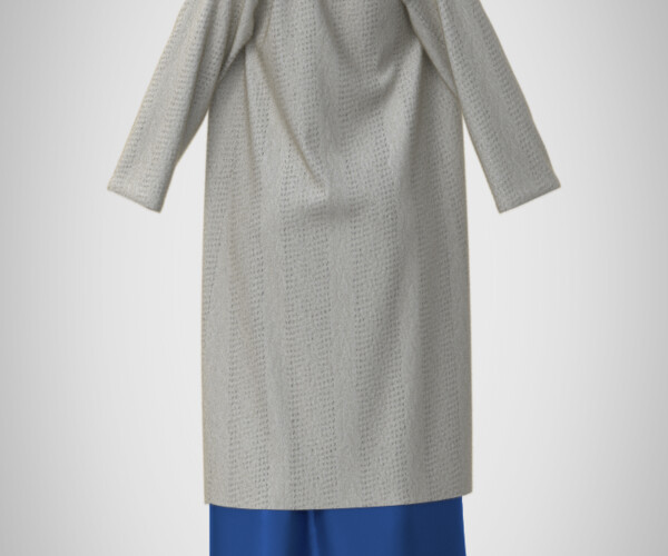 ArtStation - Dresses & Knit Cardigan / Marvelous Designer/Clo3D project ...