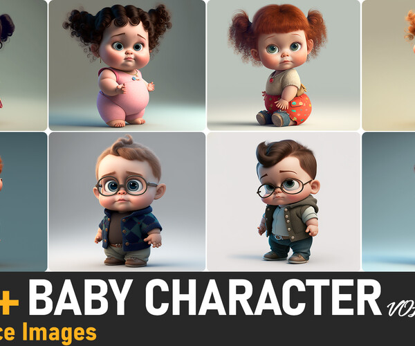 ArtStation - Baby Character VOL.3|4K Reference Images | Artworks