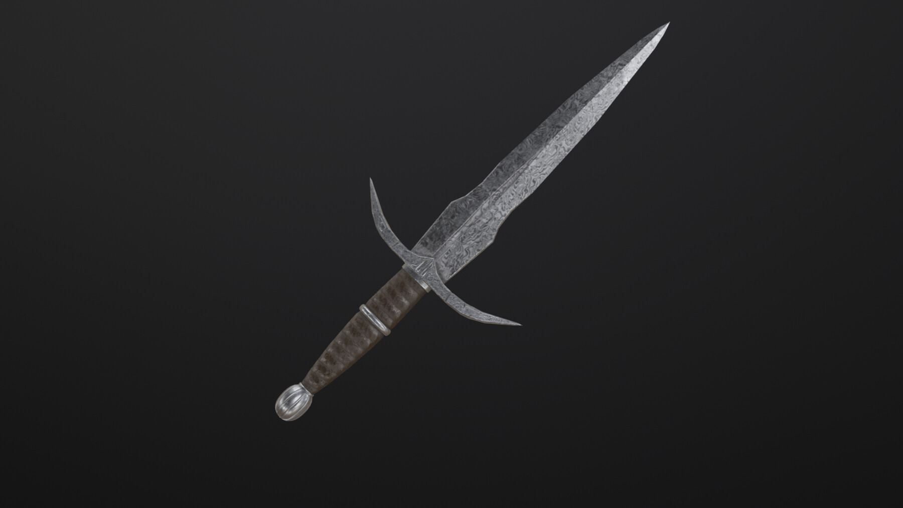 ArtStation - Engraved Medieval Dagger (Game-ready) | Game Assets