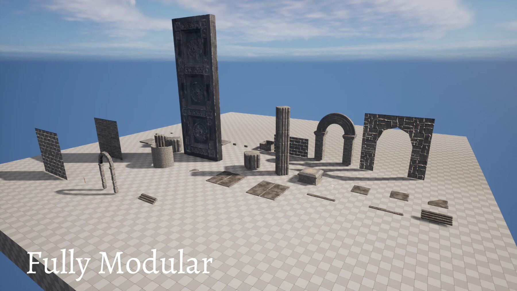 ArtStation - Door To The Underworld - Dungeon Entrance - Dungeon Kit ...