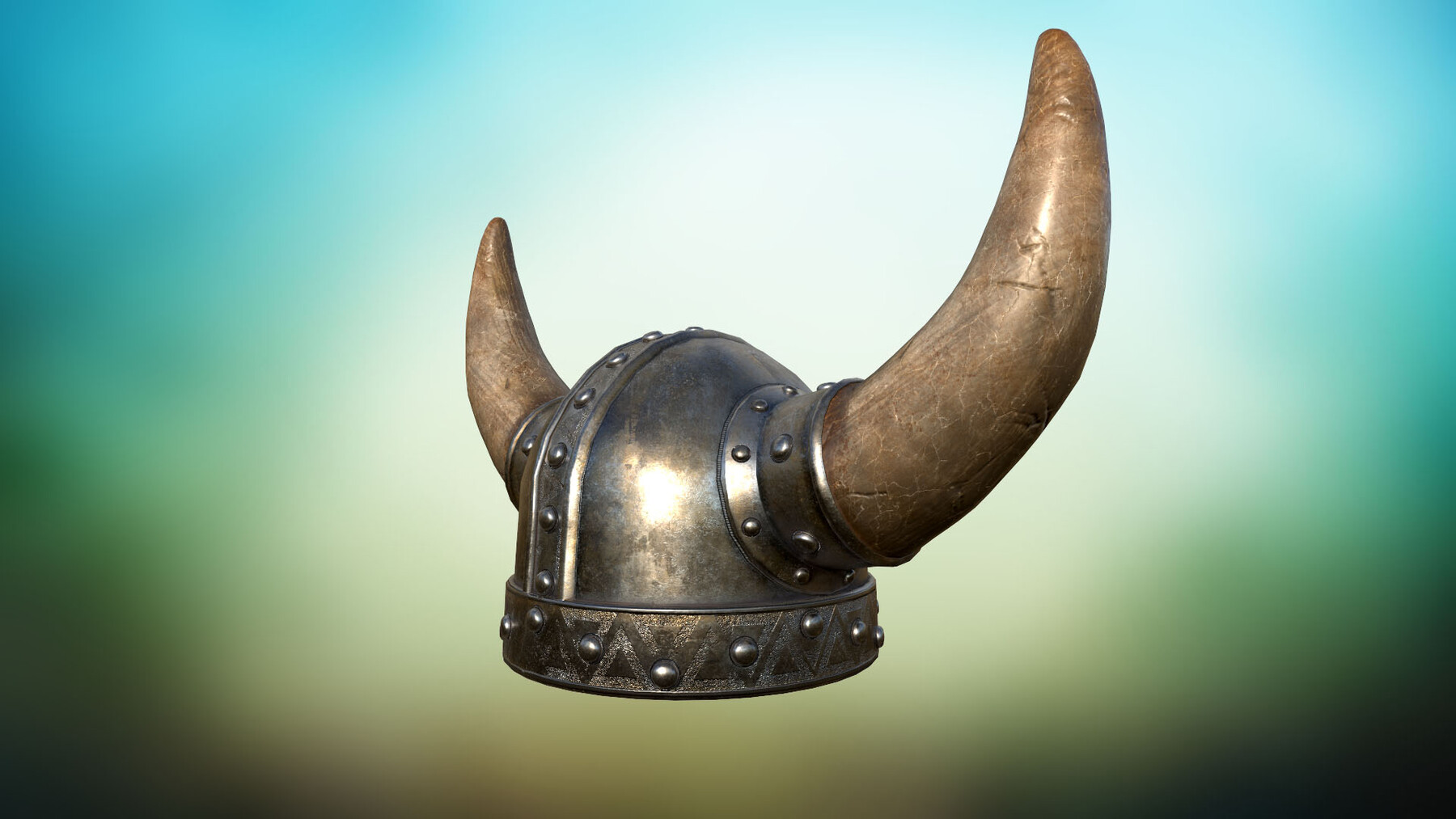 ArtStation - Stylized metal helmet of a knight PBR game ready Low-poly ...