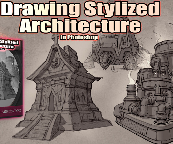ArtStation - Drawing Stylized Architecture | Tutorials