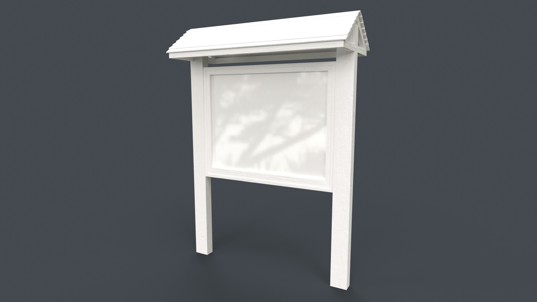 ArtStation - PBR Outdoor Wooden Notice Board A | Resources